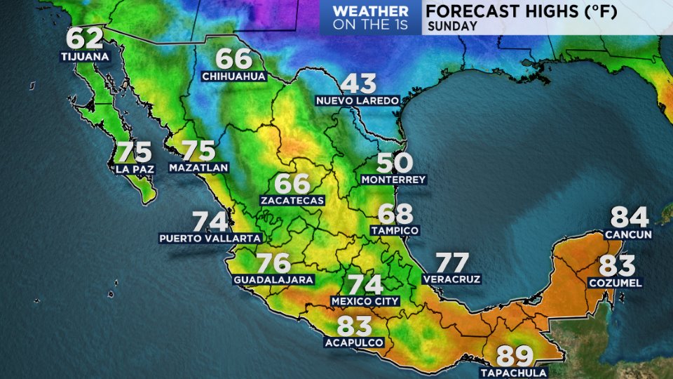 Temps & Almanacs | South TX / El Paso | Spectrum News 1